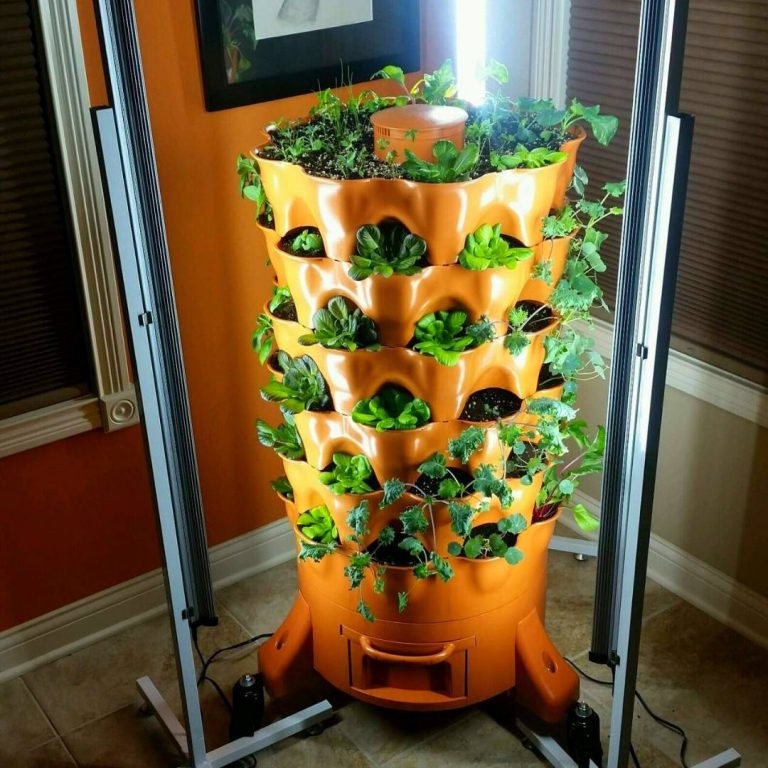 Garden Tower Project Review – A Beautiful Small Space Garden – Slick Garden