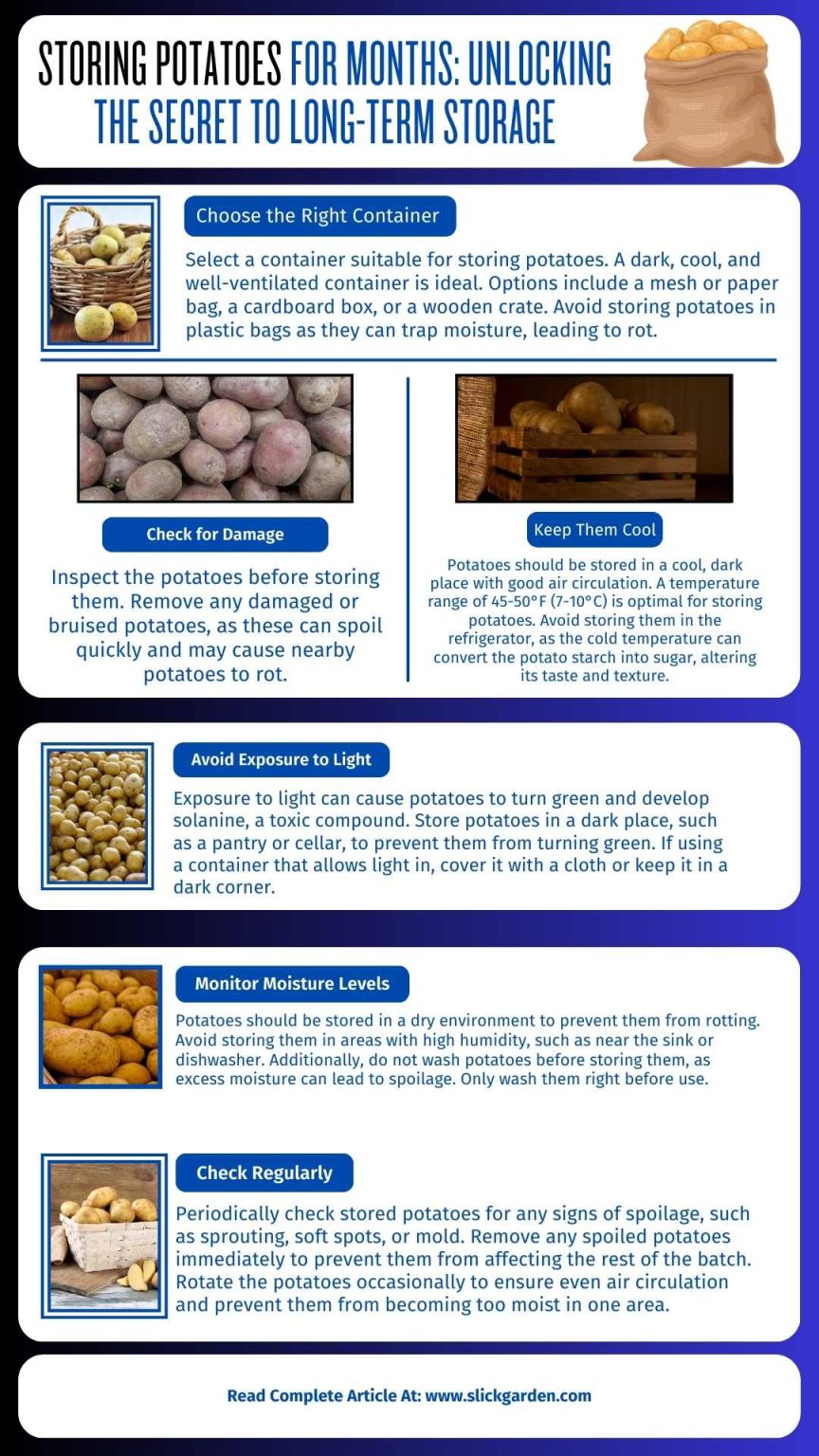 Storing Potatoes For Months: Unlocking The Secret To Long-Term Storage! – Slick Garden