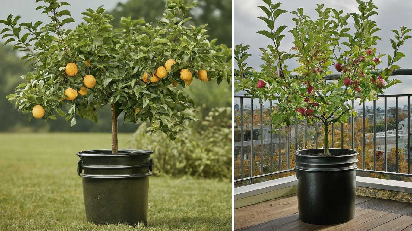10 Fruit Trees You Can Grow In Five-Gallon Buckets – Slick Garden