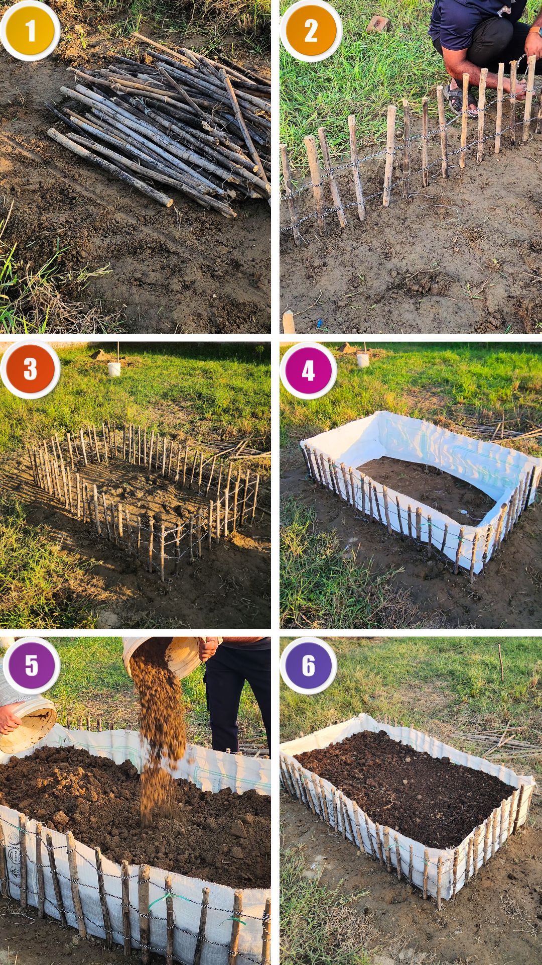 Build a Raised Garden Bed for FREE Using Trash! 😱 (No Tools Needed ...