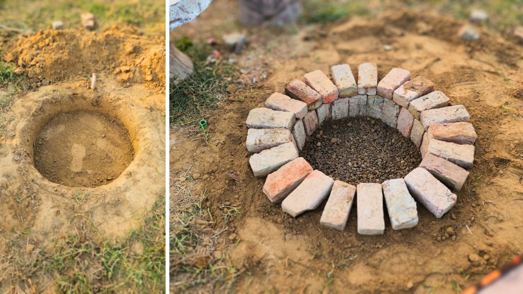 Building a Free Underground Fire Pit Using Natural Materials – Slick Garden