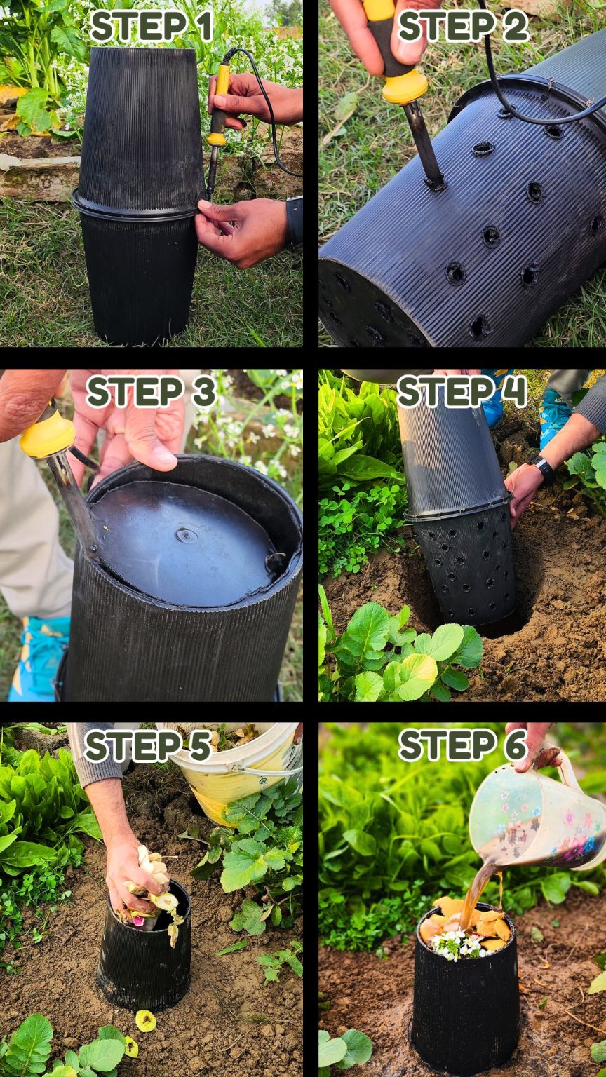 This Easy In-Bed Composting Structure Turned Kitchen Waste into Worm ...